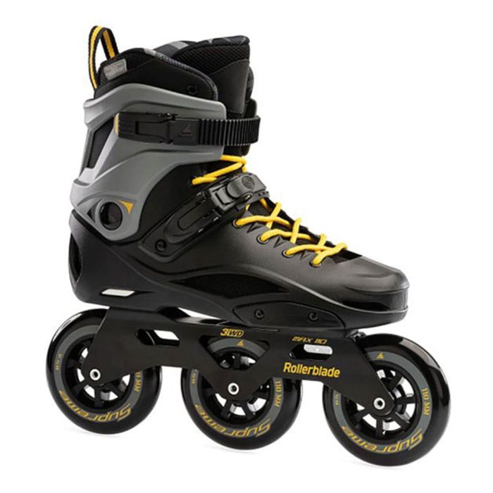 ROLERI ROLLERBLADE RB 110 3WD black-saffron yellow