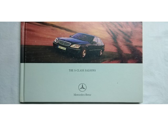 Prospekt Mercedes S-Class Saloons 29-06-01,66 str.eng.
