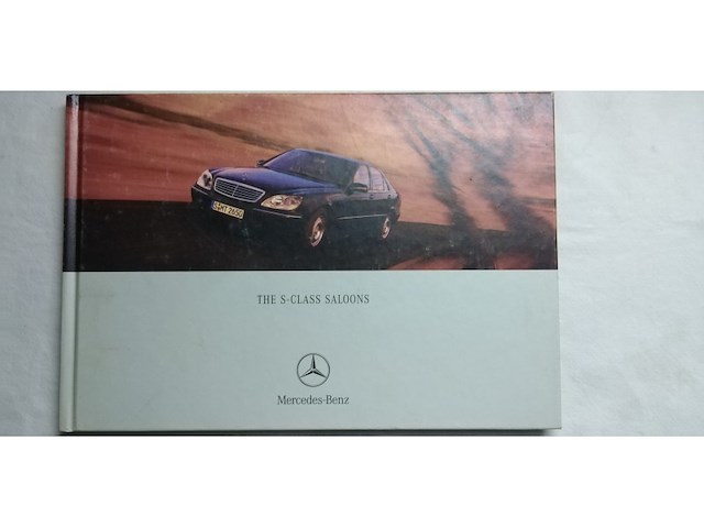 Prospekt Mercedes S-Class Saloons 01-03-00,66 str.eng.