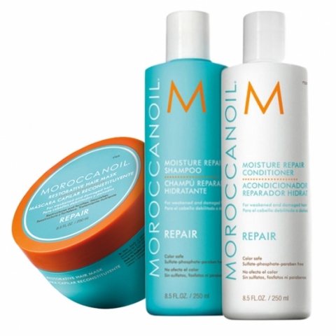 Moroccanoil Repair Trio šampon 250ml + regenerator 250ml + maska 250ml