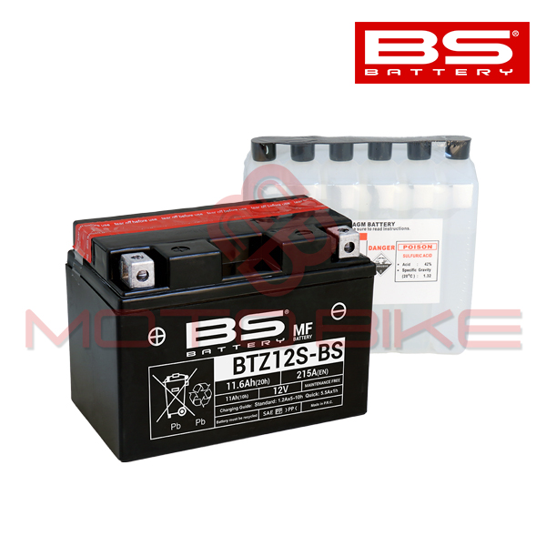Akumulator BS 12V 11Ah gel BTZ12S-BS levi plus (150x88x110) 210Ah