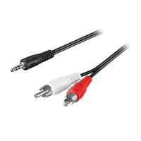 CORTO 3.5mm (M) - 2x Cinc RCA (M) 3m