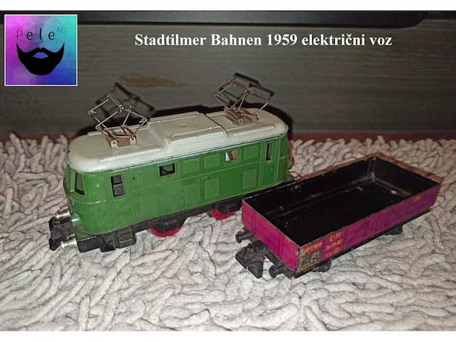 Stari elektricni voz Stadtilmer 1959. - RARITET
