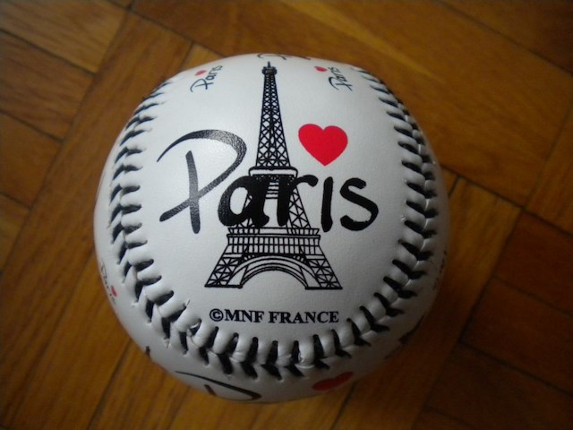 PARIZ PARIS, bejzbol lopta SUVENIR