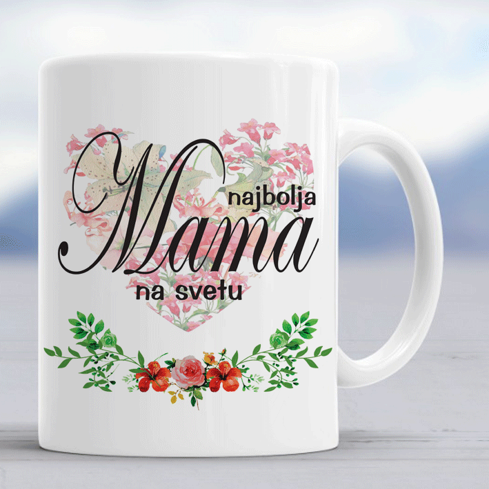 Šolja – Najbolja Mama latinica