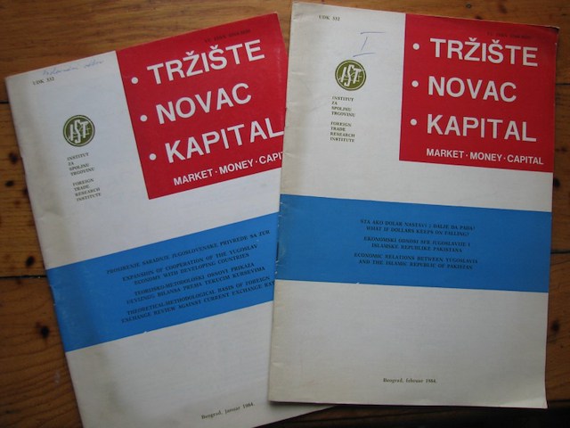 TRŽIŠATE NOVAC KAPITAL JANUAR, FEBRUAR 1984