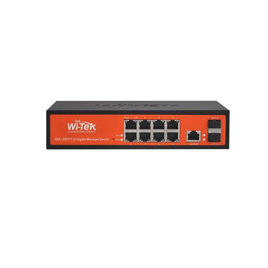 Wi-Tek WI-MS310GF 8GE+2SFP Ports L2 Managed Switch