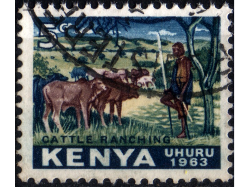 kt484d 12.dec1963 Kenya Mi1(-o-)1/14