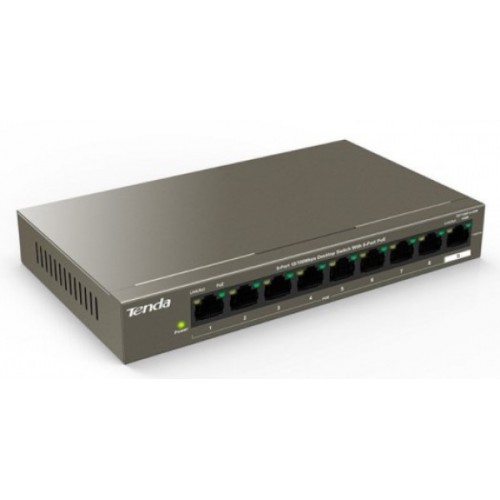 TENDA LAN Switch 9 portni TEF1109P-8-63W