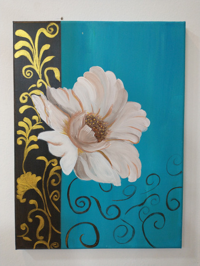 Slika Akril na platnu Nezni cvet