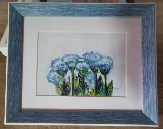 Slika Plavo cveće