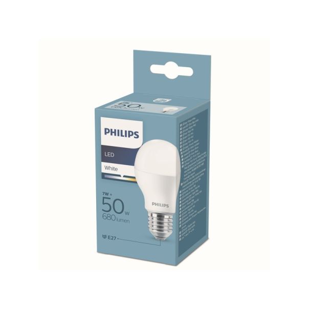 PHILIPS LED sijalica 7 W (50 W) E27 A55 WH mat