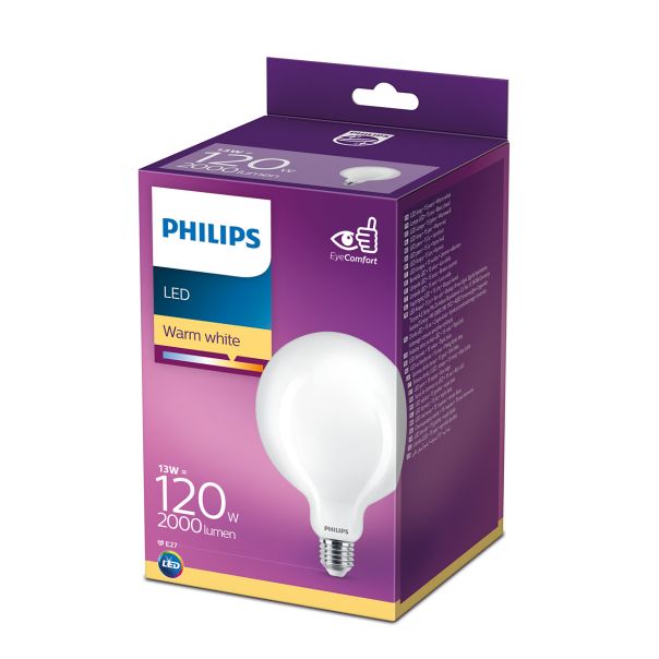 PHILIPS Led classic sijalica 13W (120W) G120 E27 WW 2700K FR ND RFSRT4