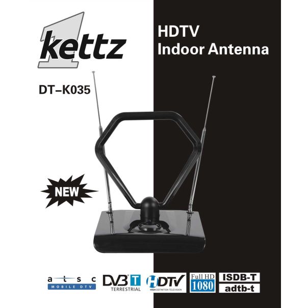 KETTZ Sobna TV/FM antena DT-K035 + pojačivač