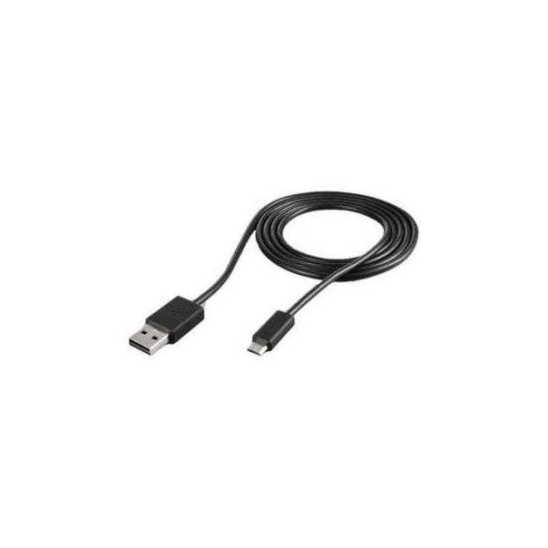 E-GREEN Kabl 2.0 USB A - USB Micro-B M/M 1m crni