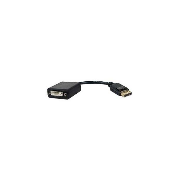 FAST ASIA Adapter - konvertor DisplayPort (M) to DVI-I (F) crni