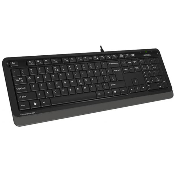 A4 TECH A4-FK10 GREY A4Tech Fstyler sleek Multimedia comfort tastatura, FN funkcije, vodootp. YU-LAYOUT, USB