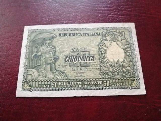 Italija 50 lira 1951