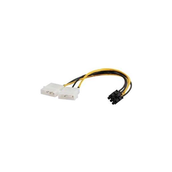 E-GREEN Naponski adapter za PCI-E VGA (6-pin) -2x Molex