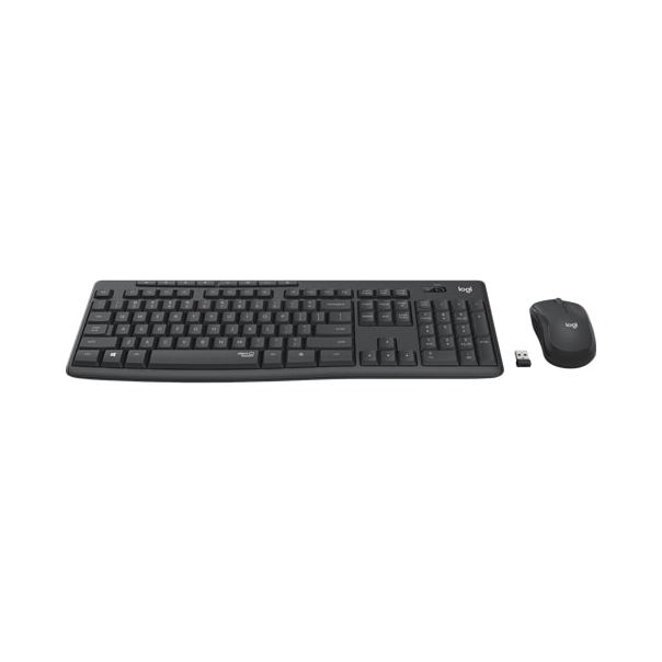 LOGITECH MK295 Silent Wireless Combo YU tastatura + miš crna