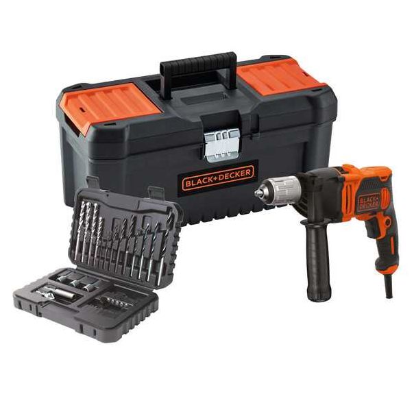 BLACK+DECKER Vibraciona bušilica u koferu 850W BEH850KA32