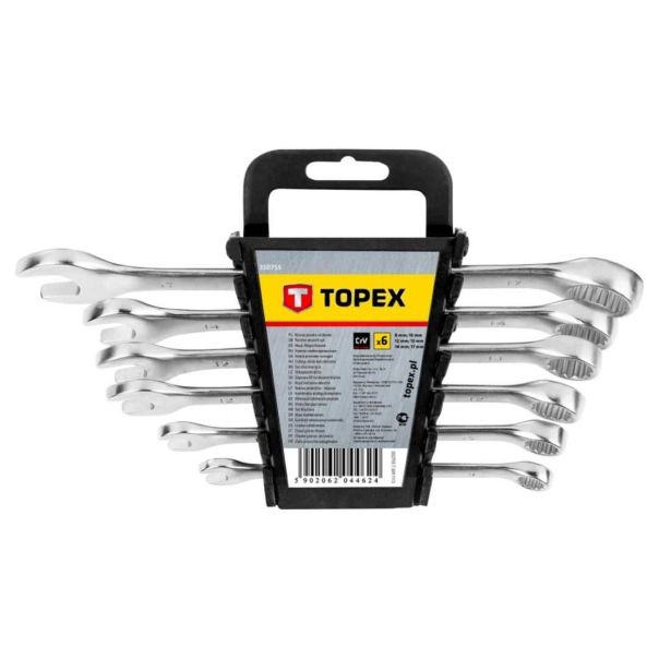 TOPEX Ključ o/v 6-22 mm