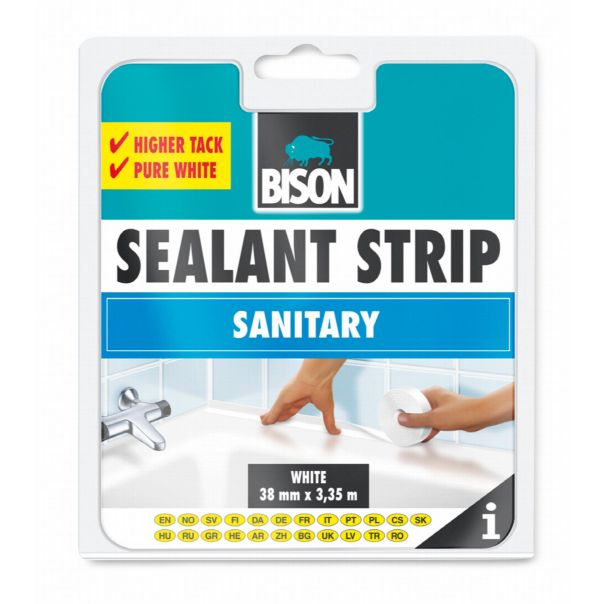 BISON Sealantstrip Sanitary 22 mm X 3,35 m 041926