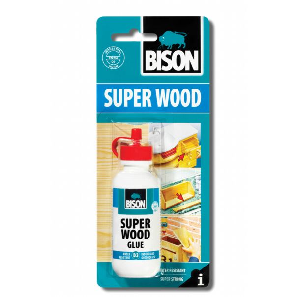 BISON Super Wood Glue D3 75 gr 390260