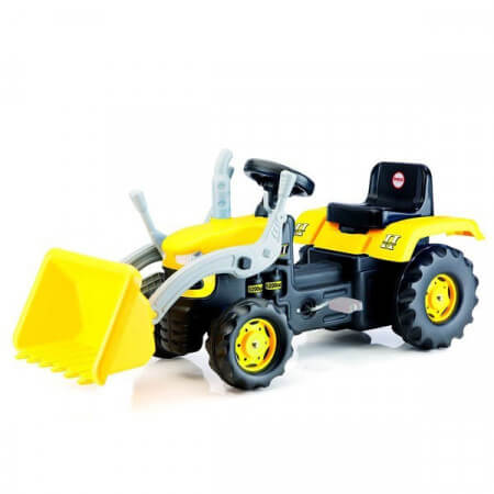 Traktor na pedale Farmer 080516 sa kašikom Dolu – žuti