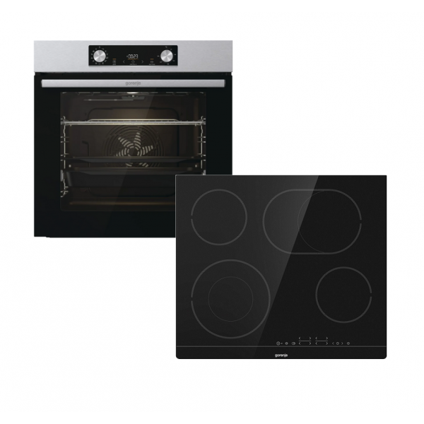 GORENJE Ugradni set STEEL STEAM SET BOS6737E06X + ECT43BX