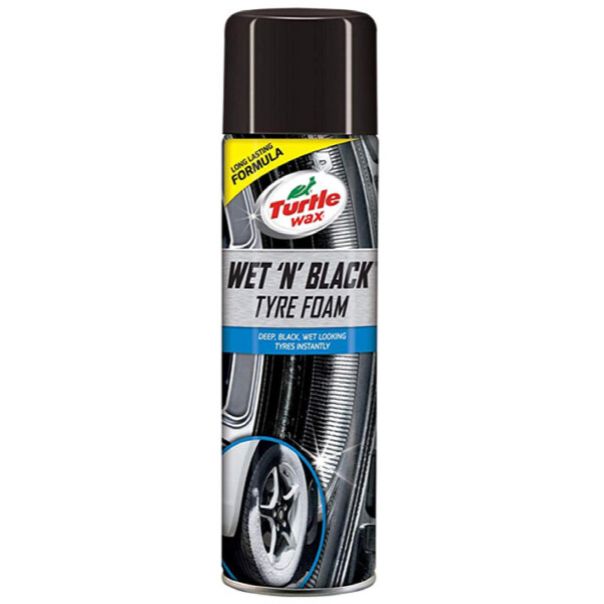 TURTLE WAX Sredstvo za održavanje guma WET N BLACK TYRE FOAM 500 ml