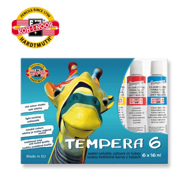 KOOH-I-NOOR Tempere set 1/6 16ml