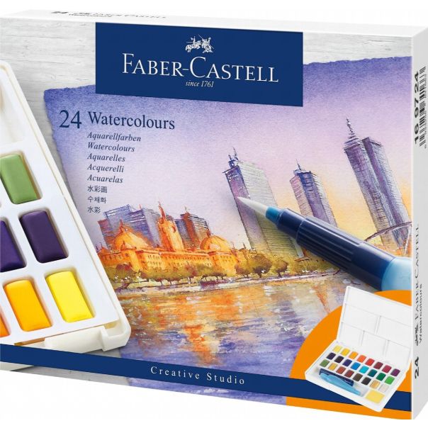 FABER CASTELL Vodene boje, slikarske set 1/24 169724