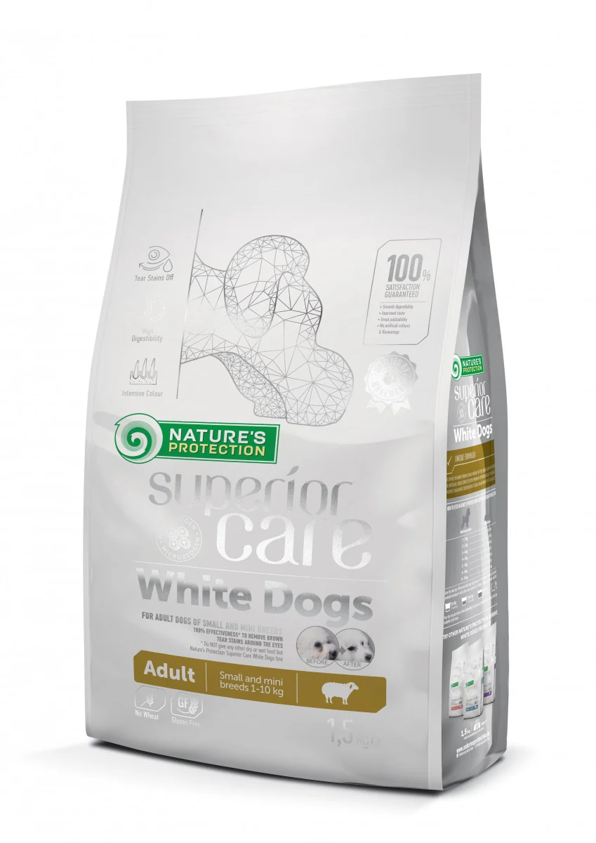 NATURES PROTECTION - SC White Dogs GF ADULT | Mini - Lamb