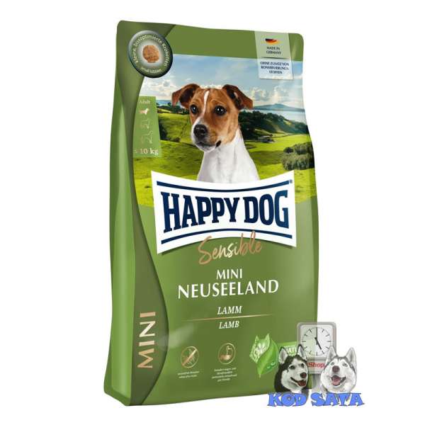 Happy Dog Sensible Mini Neuseeland Hrana Za Pse, Jagnjetina i Pirinač