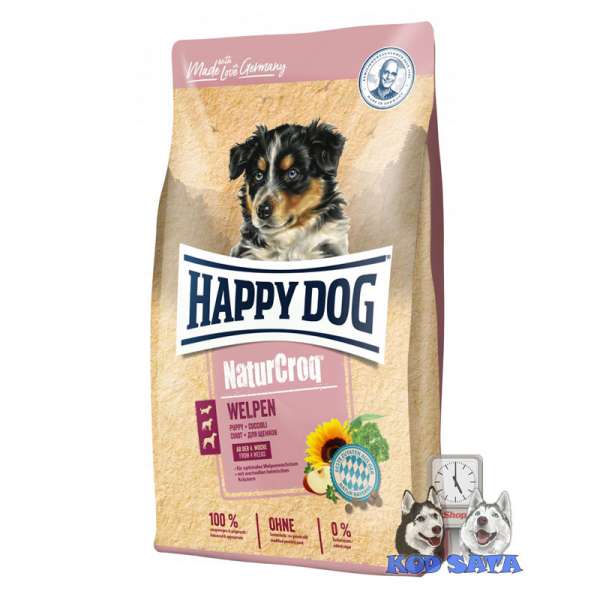Happy Dog Naturcroq Puppy, Hrana Za Štence Svih Rasa 15kg