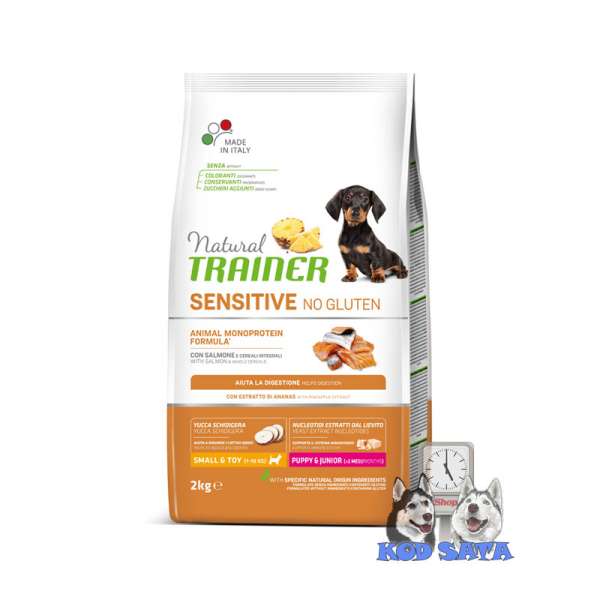 Trainer Natural Sensitive Puppy Toy&Small Hrana Za Štence Losos 2kg