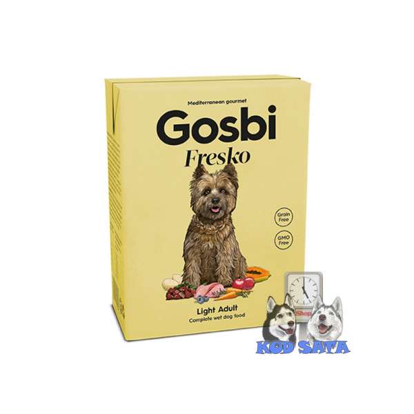 Gosbi Fresko Mesni Obrok Za Odrasle Pse Light 375g