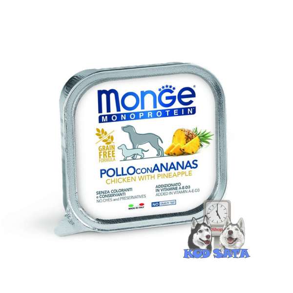 Monge Monoprotein Pašteta Piletina i Ananas 150g