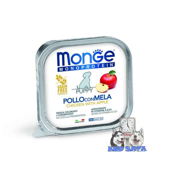 Monge Monoprotein Pašteta Junior Piletina i Jabuka 150g