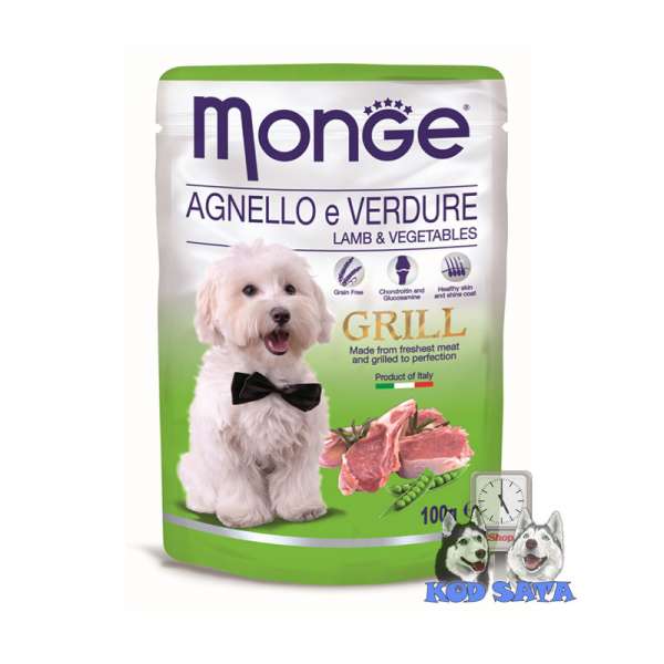 Monge Grill Sos Za Pse Jagnjetina i Povrće 100g