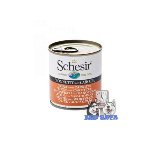 Schesir Dog Tuna i Šargarepa (285g x 6)