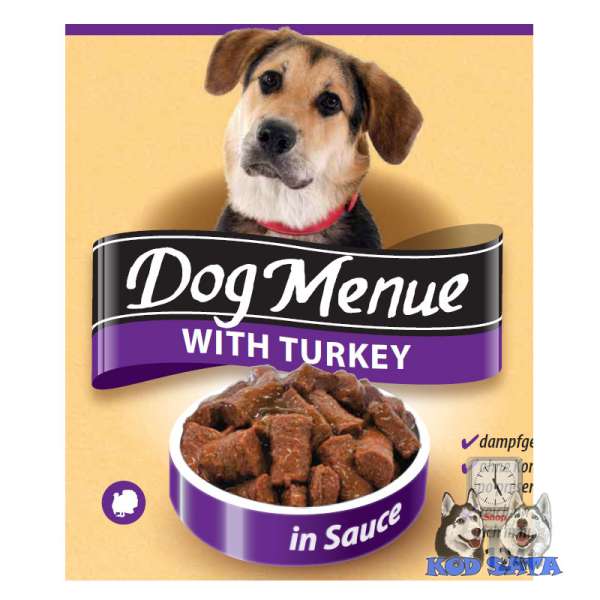 Dog Menue Ćuretina 1240g