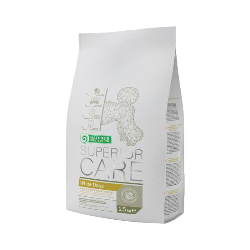 NATURE'S PROTECTION SUPERIOR CARE white dog mini adult jagnje 1.5kg