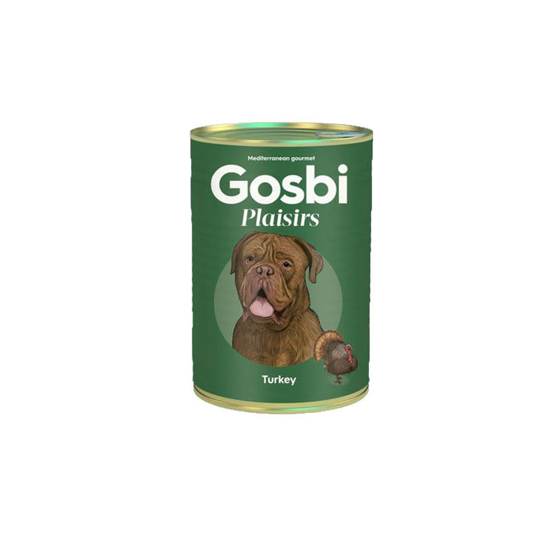 Gosbi plaisirs dog ćuretina 400g