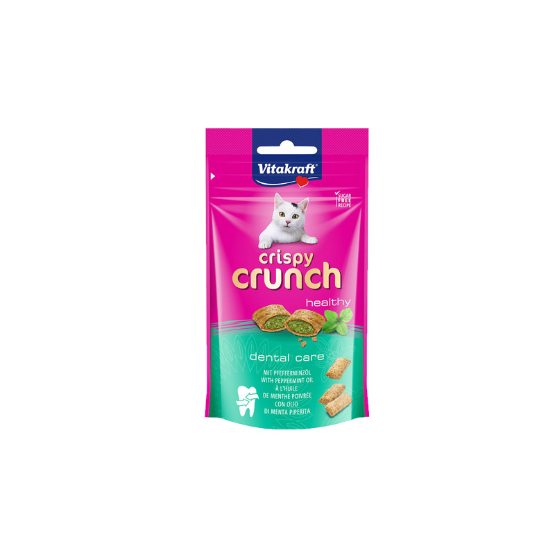 VITAKRAFT Poslastica za mačke Crispy Crunch Dental 60g
