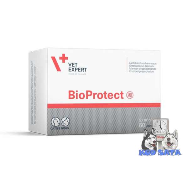 Vet Expert BioProtect Probiotik Za Pse I Mačke 60kaps.