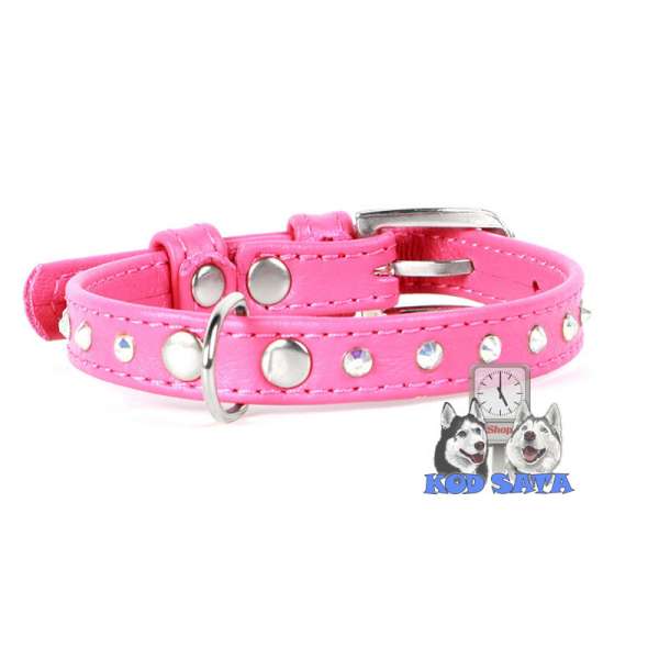 Collar Cirkoni Kožne Ogrlice Pink