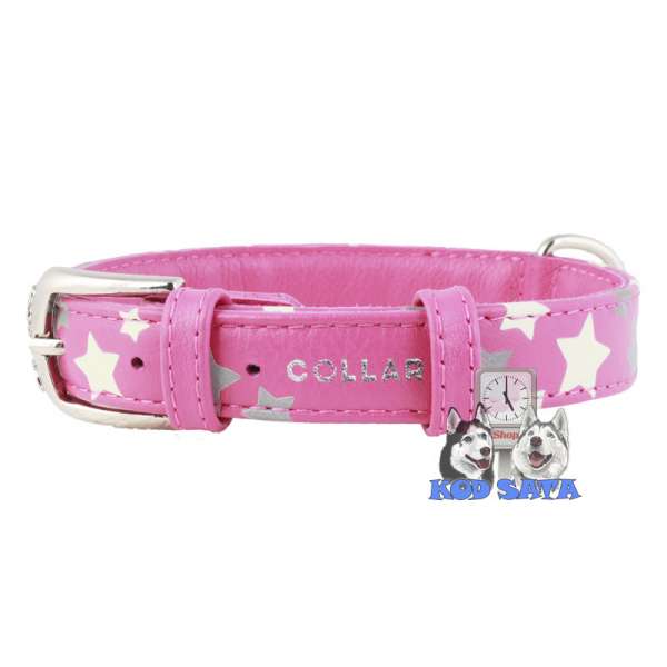 Collar Star Kožne Ogrlice Pink