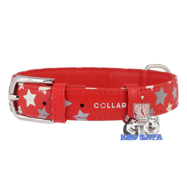 Collar Star Kožne Ogrlice Crvene